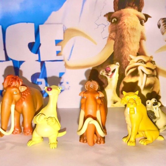 Blue Sky | Toys | Ice Age Movie Deluxe Figure Set Of 4 With 1 Figures ...